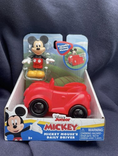 Disney Mickey Mouse Daily Driver Vehicle Toy Car & Figure NEW | eBay