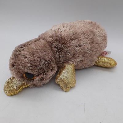 Ty Beanie Boos Perry Platypus Plush Stuffed Animal 11" Gold Glitter ...