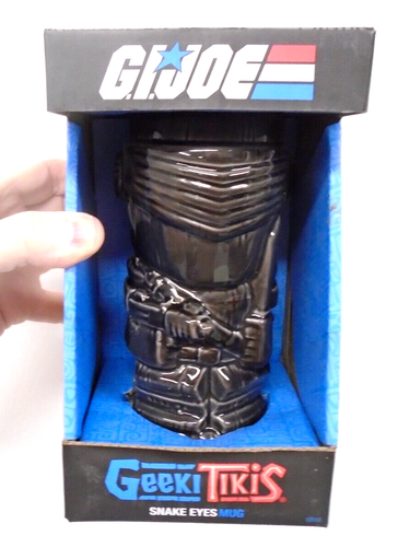 GI Joe SNAKE EYES Figure TIKI Ceramic Mug SEALED Geeki Tikis | eBay