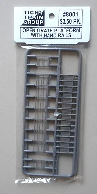 OPEN GRATE PLATFORM w HAND RAILS HO 1:87 | Grelly USA