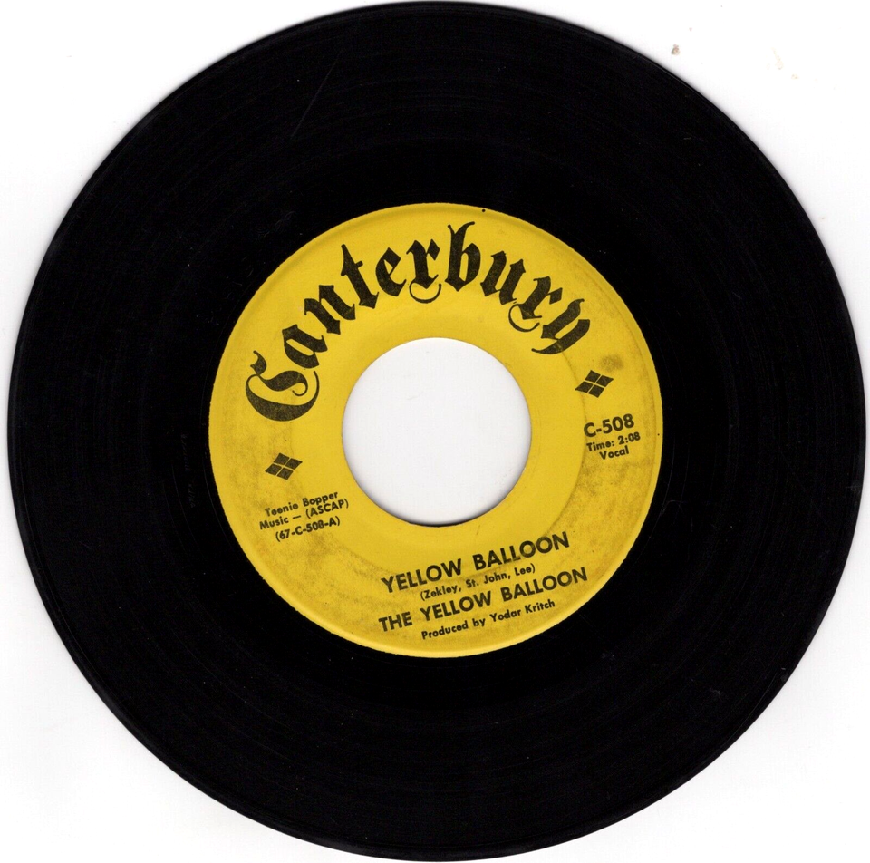 The Yellow Balloon – Yellow Balloon 1967 Canterbury Psych Rock VG Plays ...