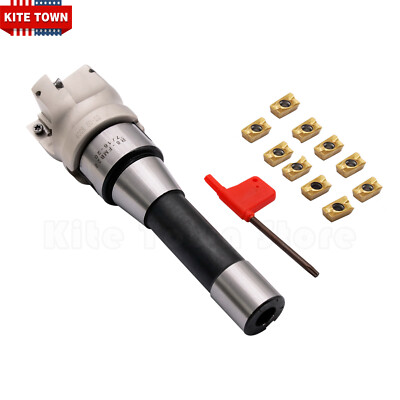 R8 FMB22 Arbor 400R 50MM Face End Mill Shell Cutter 10Pc APMT1604 ...