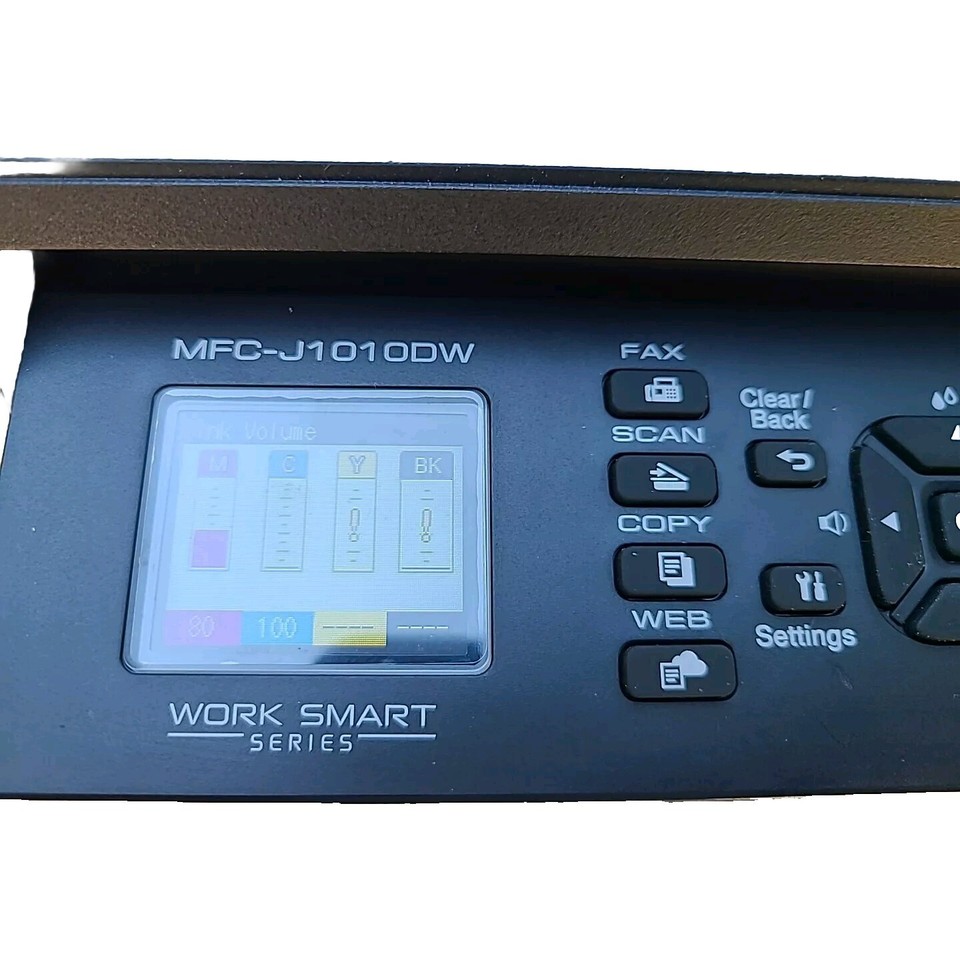 Brother MFC-J1010DW Wireless Color Inkjet All-in-One Printer 880 Page ...