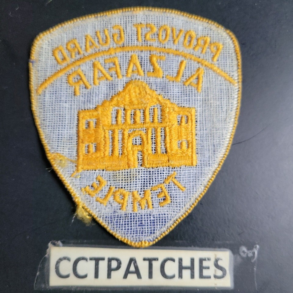 SAN ANTONIO, TEXAS ALZAFAR TEMPLE PROVOST GUARD SHOULDER PATCH | eBay