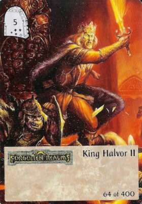 Spellfire - 1st Edition: King Halvor II 64/400 (Near Mint Uncommon) | eBay