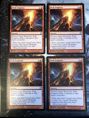 4x Peak Eruption Theros NM MTG Magic the Gathering x4 MKE | eBay