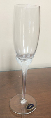 Lenox Paris Ritz~Set Of 12 Crystal Champagne Flutes 8 5/8" Rosebud ...