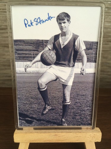 Vintage Hibs Hibernian Legend Pat Stanton Autograph Preprint Jumbo ...