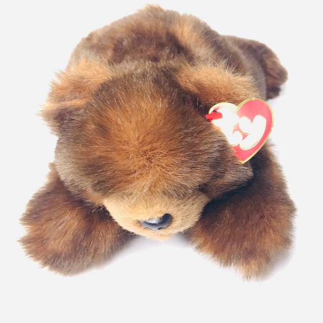Ty Classic 1996 Plush 12 Inch Baby Paws Brown Bear Beanie Buddy W/tag ...