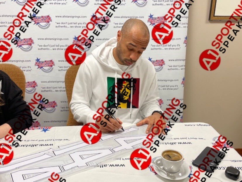 Thierry Henry Hand Signed Arsenal Football Shirt With COA Superb £349 ...