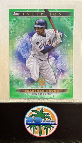 2024 Topps Inception Francisco Lindor Green #19 Mets INSERT PARALLEL | eBay