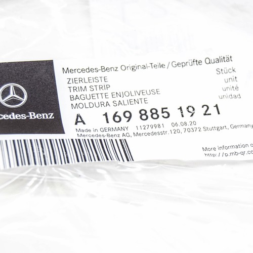 MB B CLASS W245 FACELIFT Rear Bumper Chrome Trim Left A1698851921 NO🇺🇸 ...