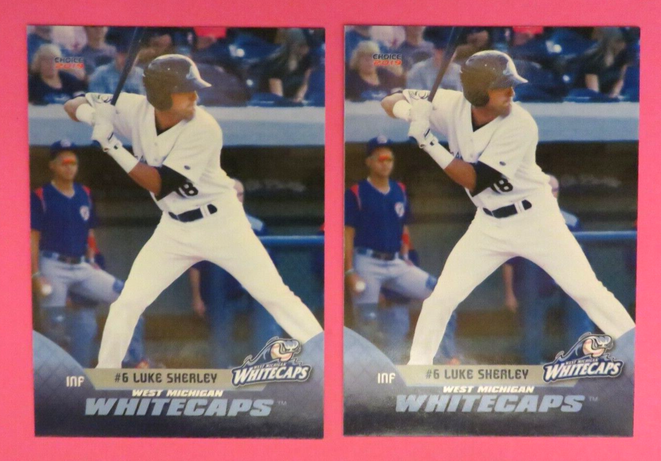 2 - 2019 Choice, West Michigan Whitecaps - LUKE SHERLEY | eBay
