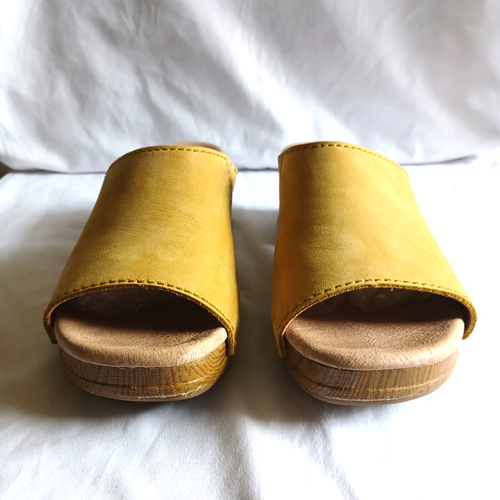 Dansko Comfort Suede Open-Toes Clogs Size 37 Color Yellow | eBay