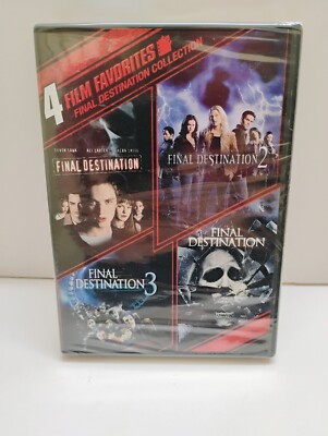 4 Film Favorites: Final Destination Collection 1-4 DVD New Line Cinema ...