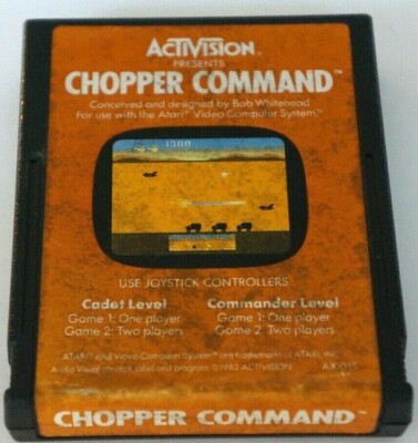Activision CHOPPER COMMAND Atari 2600 Video Game TESTED In Very Good+ ...