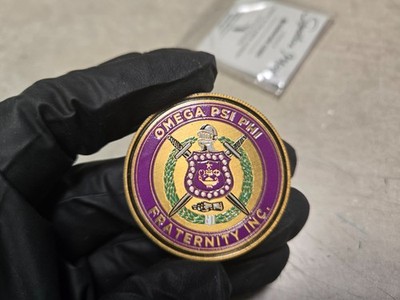RARE OMEGA PSI PHI FRATERNITY INC CHALLENGE COIN | eBay