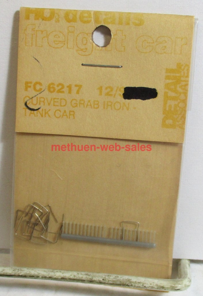 Detail Associates~HO~Freight Car~6217~Curved Grab Irons - Tank Car | eBay