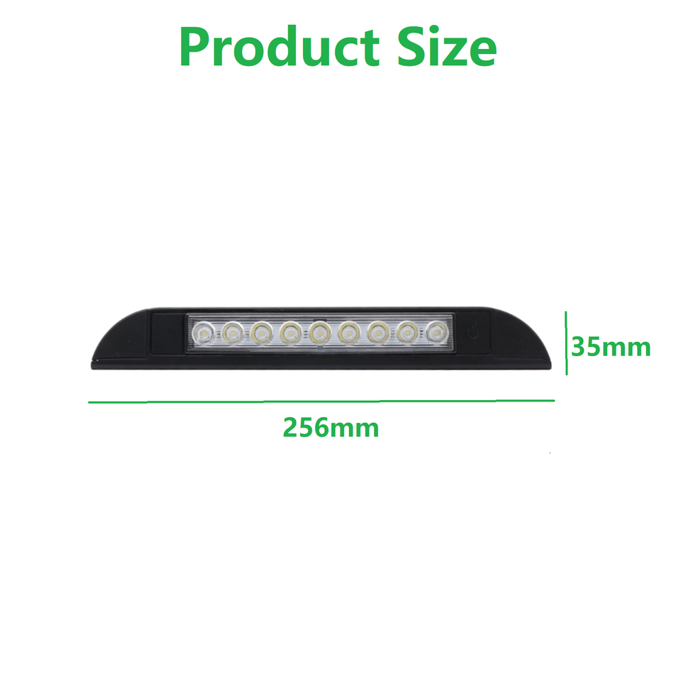 12-28V RV 9 LED Ceiling Light RV LED Awning Lamp Sunshade Panel Light ...