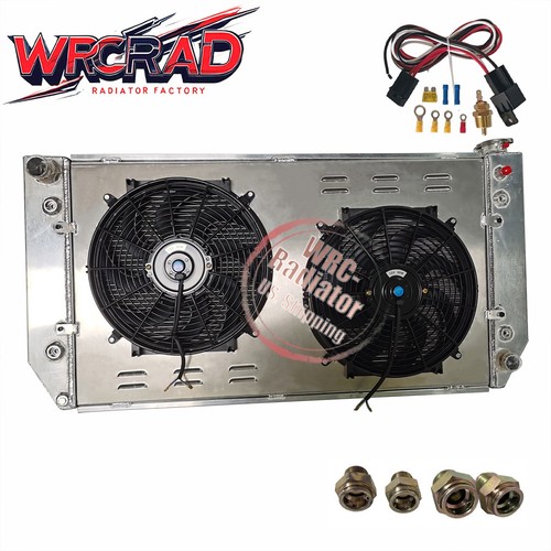 Radiator+Shroud Fan For 1988-2000 Chevy GMC C2500 C3500 K2500 Pickup 7 ...