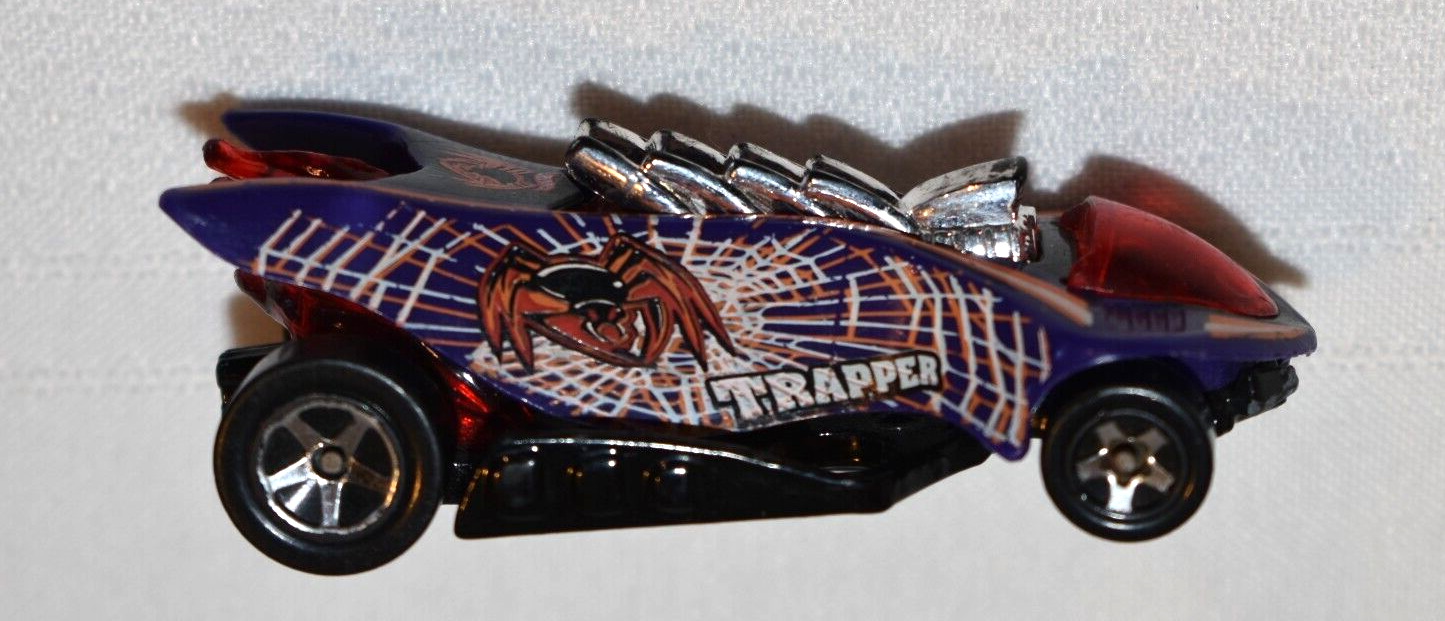 Hot Wheels 1996 Black Turbo Flame Trapper Spider Made in Thailand | eBay