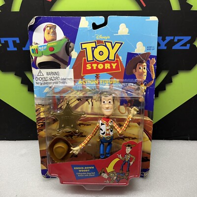 NEW*Vintage*Toy Story*Knock Down Woody Action Figure Toy* Thinkway*1995 ...