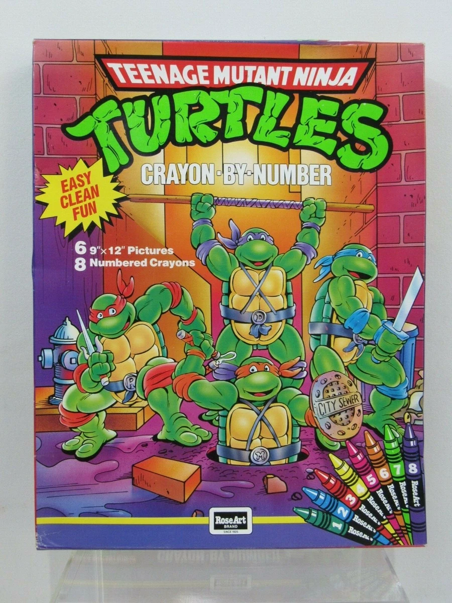 Ninja Turtle Coloring Pages By Numbers