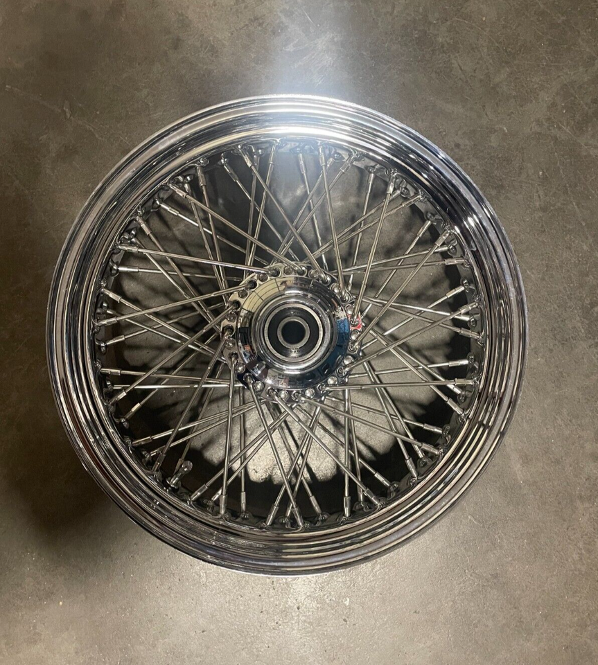 DNA 16"X 3.5" 60 SPOKE FRONT WHEEL SINGLE DISC 3/4" BEARINGS 00-06 FLST ...