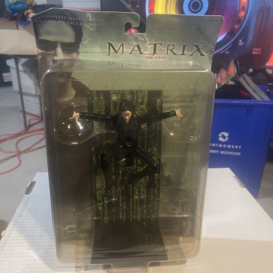 THE MATRIX TRINITY ACTION FIGURE THE FILM 2000 CARRIE-ANNE MOSS NIB WB ...