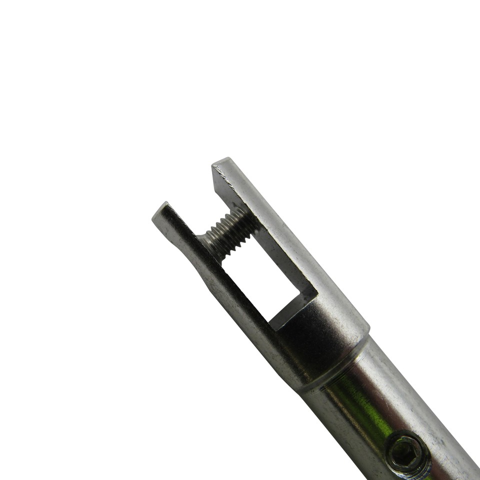 Stainless Steel Fork Terminal with Grub Screws 2MM - 4MM (Swageless Jaw ...