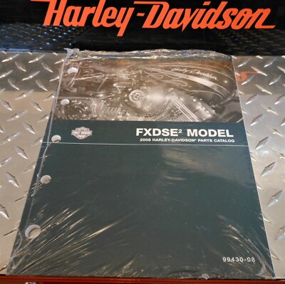 OEM HARLEY 08 FXDSE CVO SUPERGLIDE PARTS CATALOG FACTORY FICHE DIAGRAMS ...
