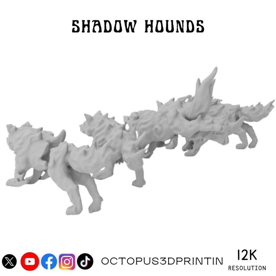 Shadow Hound : 3D Printed: 32MM (Scaleable) | eBay