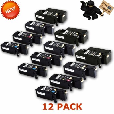 3SET OF12PK Xerox 6027 Toner for WorkCentre 6027 6025 106R02759 Phaser ...