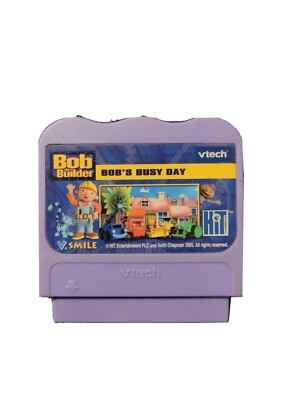 VTech V.Smile 2005 "Bob the Builder: Bob's Busy Day" Game Cartridge ...
