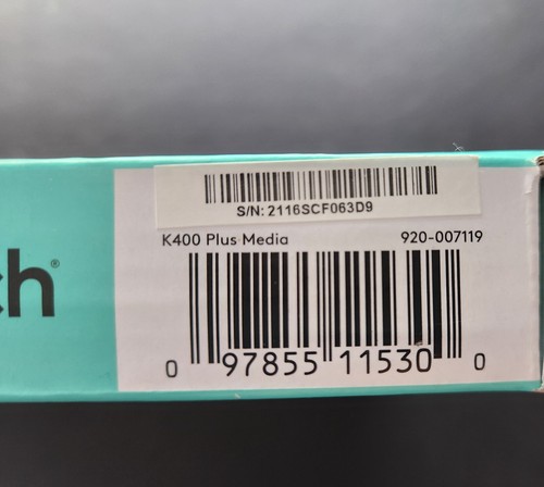 Logitech K400 Plus keyboard RF Wireless - Black for sale online | eBay