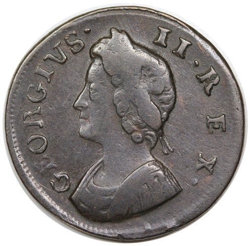 1737 Great Britain Farthing, George II, S-3720, large date | eBay