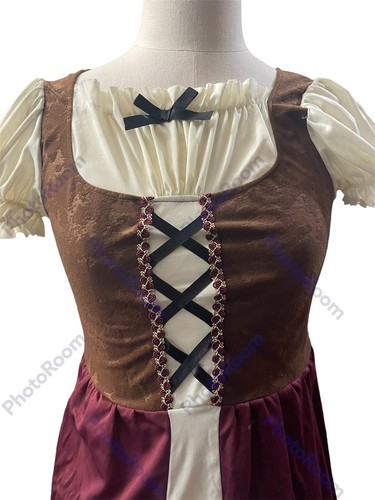*Bavarian Bar Maid Girl's German Oktoberfest Cosplay Costume Dress Sz ...