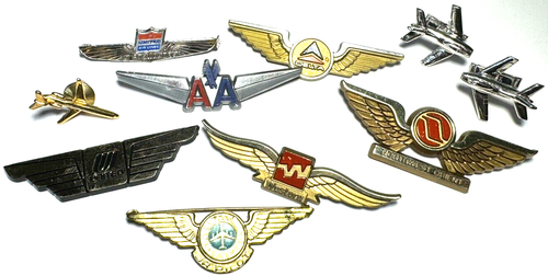 Vintage Airline Pin Delta Western Northwest Swank Cufflink STOFFEL ...