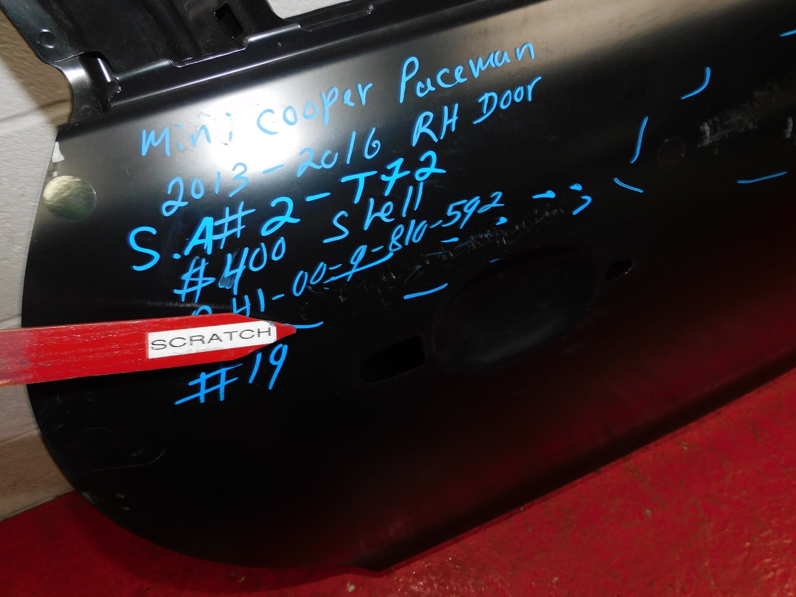 2013 2014 2015 2016 MINI COOPER PACEMAN RIGHT SIDE FRONT DOOR SHELL | eBay