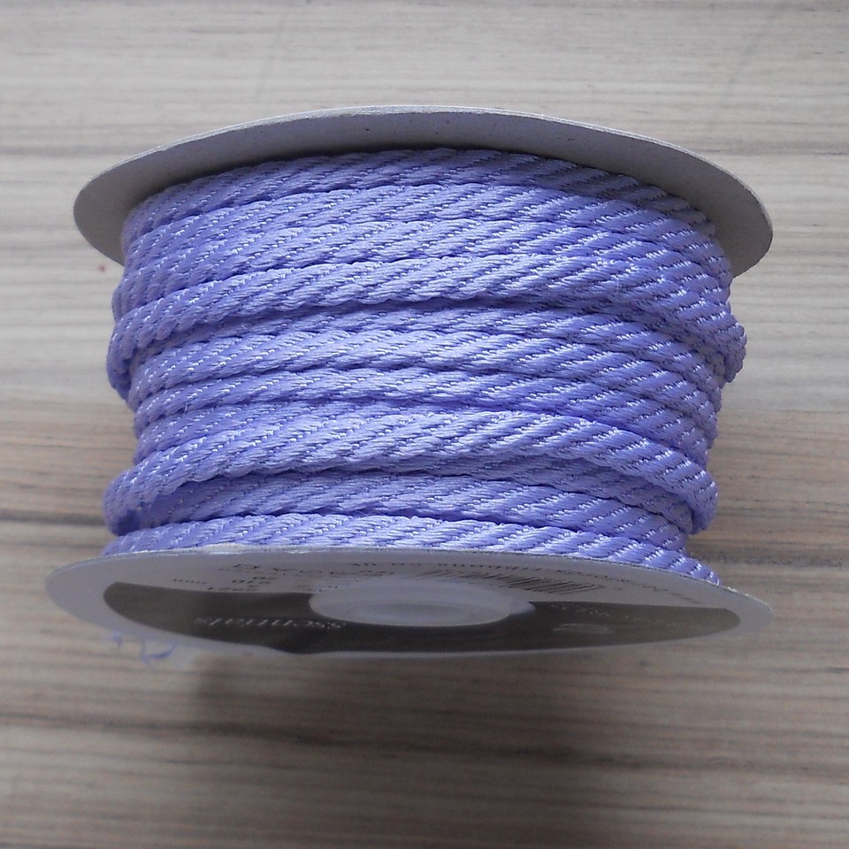 CORD BERISFORDS BARLEY TWIST ROPE 5MM x 4 METRES Gold, Black, White ...