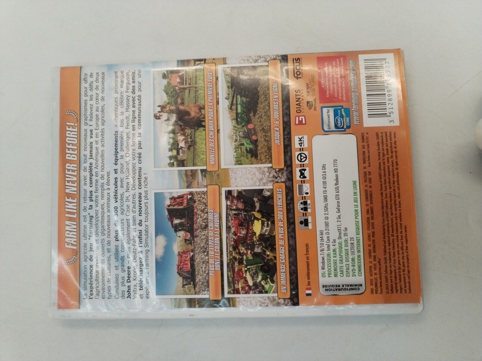 Farming Simulator 19 Pc DVD Rom Jeux Vidéo 2019 | eBay