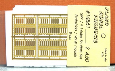 PLANO MODEL PRODUCTS HO GP-7/9 AIR INTAKE SHUTTERS # 14861 | eBay