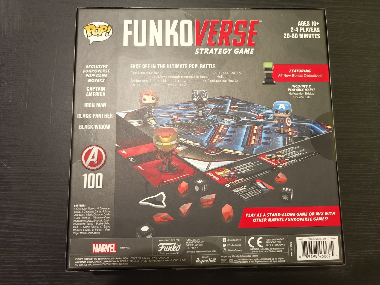 Funko verse Pop Marvel Avengers CHASE Limited Edition Strategy Game New ...