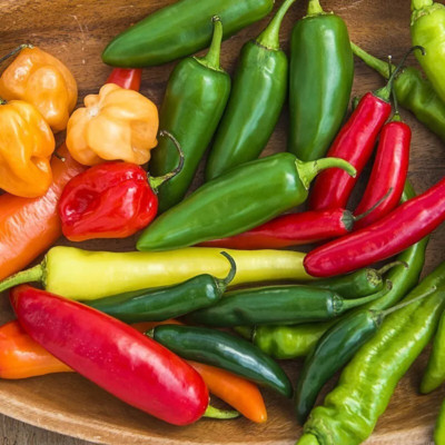 100+ Hot and Happy Pepper Mix Seeds -- Heirloom --------- Large ...