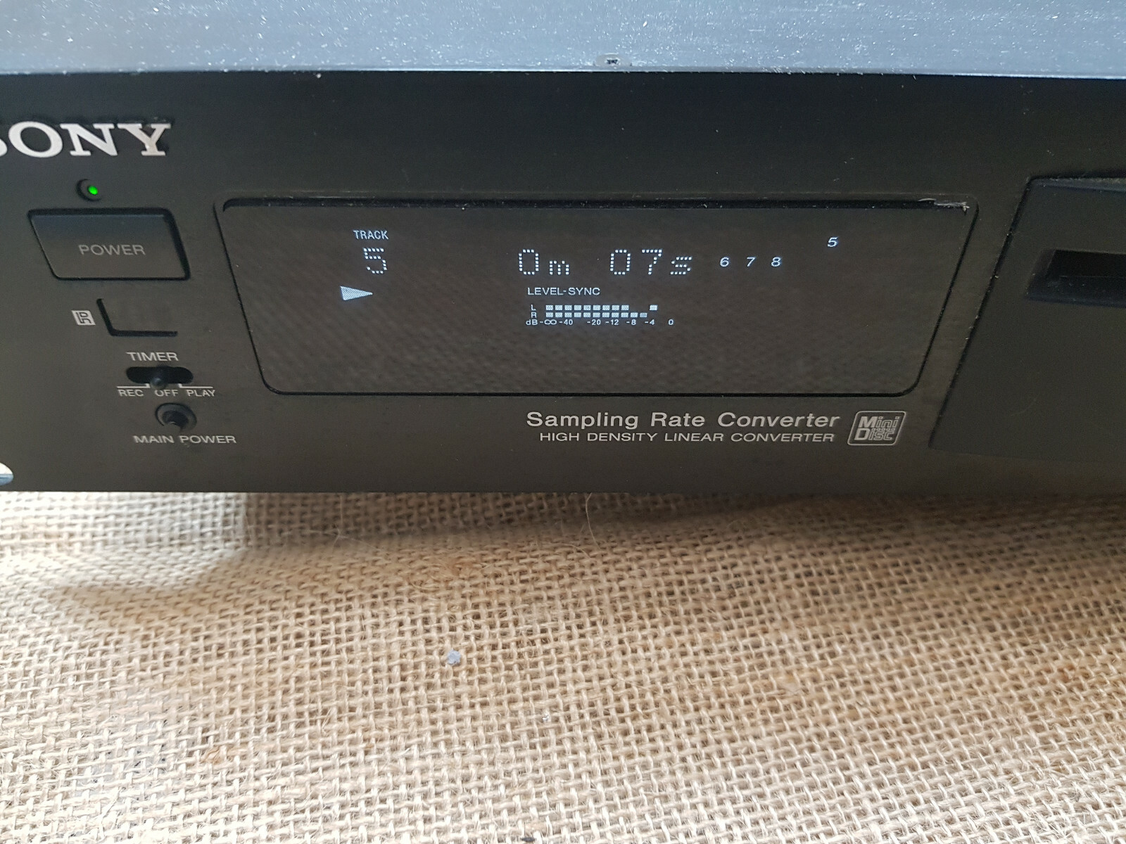 Sony MDS-E55 Pro use Minidisc Deck rack mount | eBay