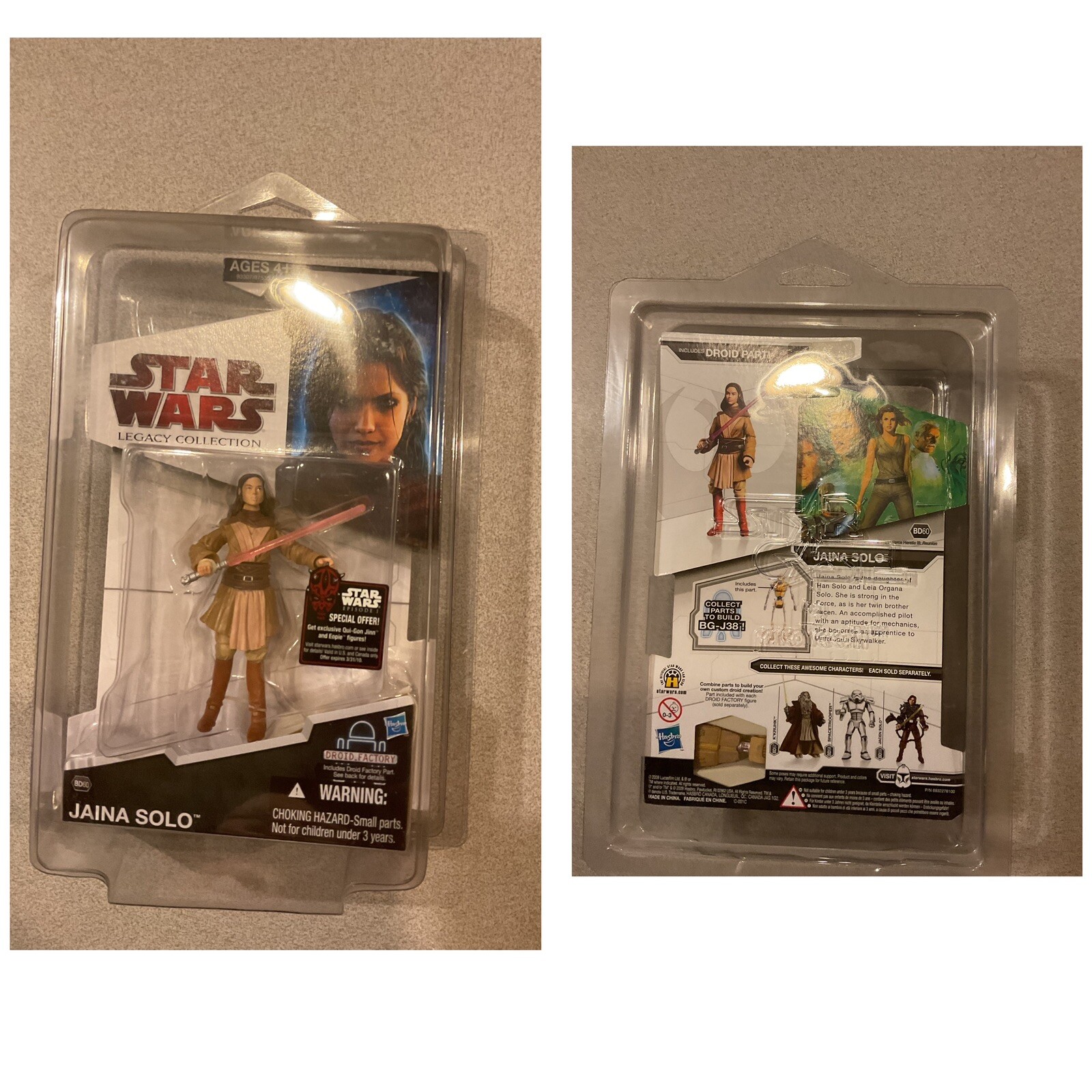 Star Wars Legacy Collection 3.75in Action Figures Jaina Solo Action ...
