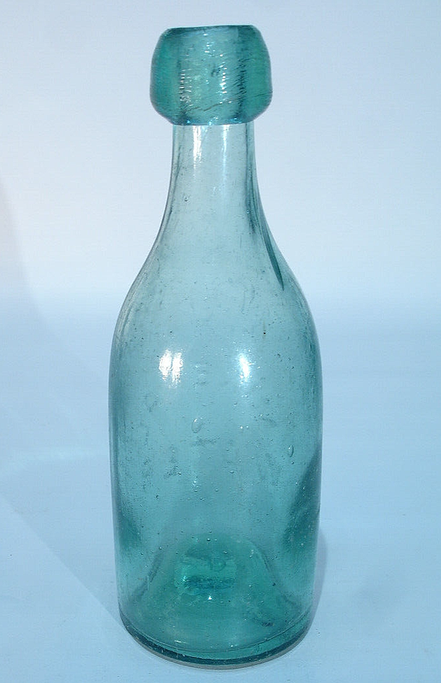 MINERAL WATER PONTILED PONY BLOB TOP BOTTLE | eBay