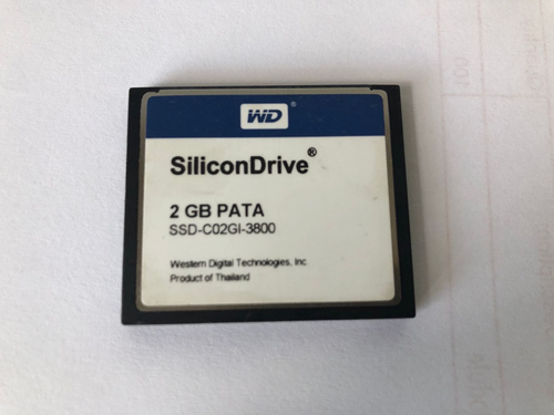 WD SiliconDrive 2GB PATA CF WD CF Card SSD-C02GI-3800 | eBay