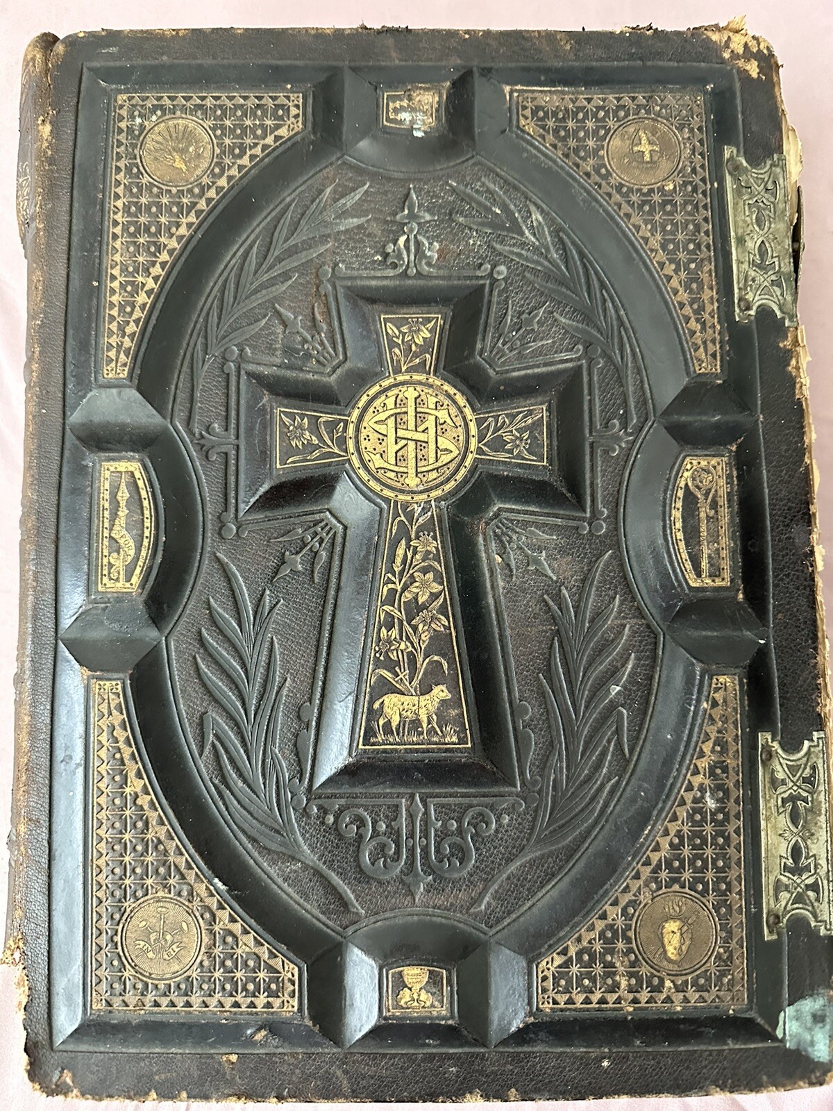 RARE Vintage Parallel Column Family Holy Bible W/Pictorial ...