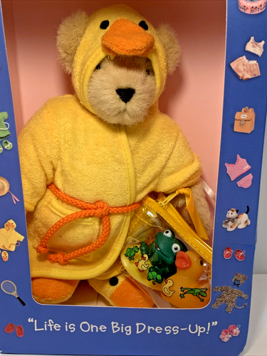 Vtg Muffy Vanderbear Bath Time Duck Robe w/ Toys Bear Doll Limited ...